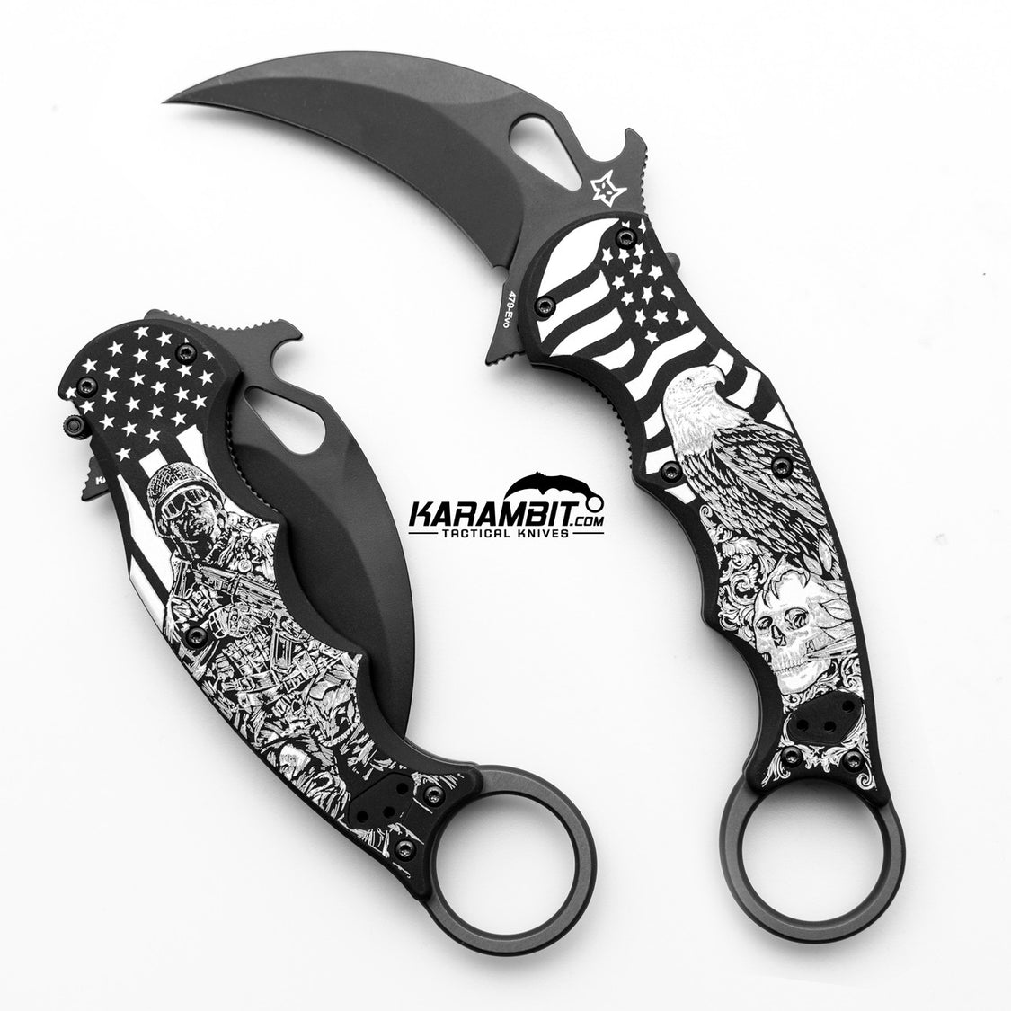 Fox EVO Karambit Handle Set - The Patriot