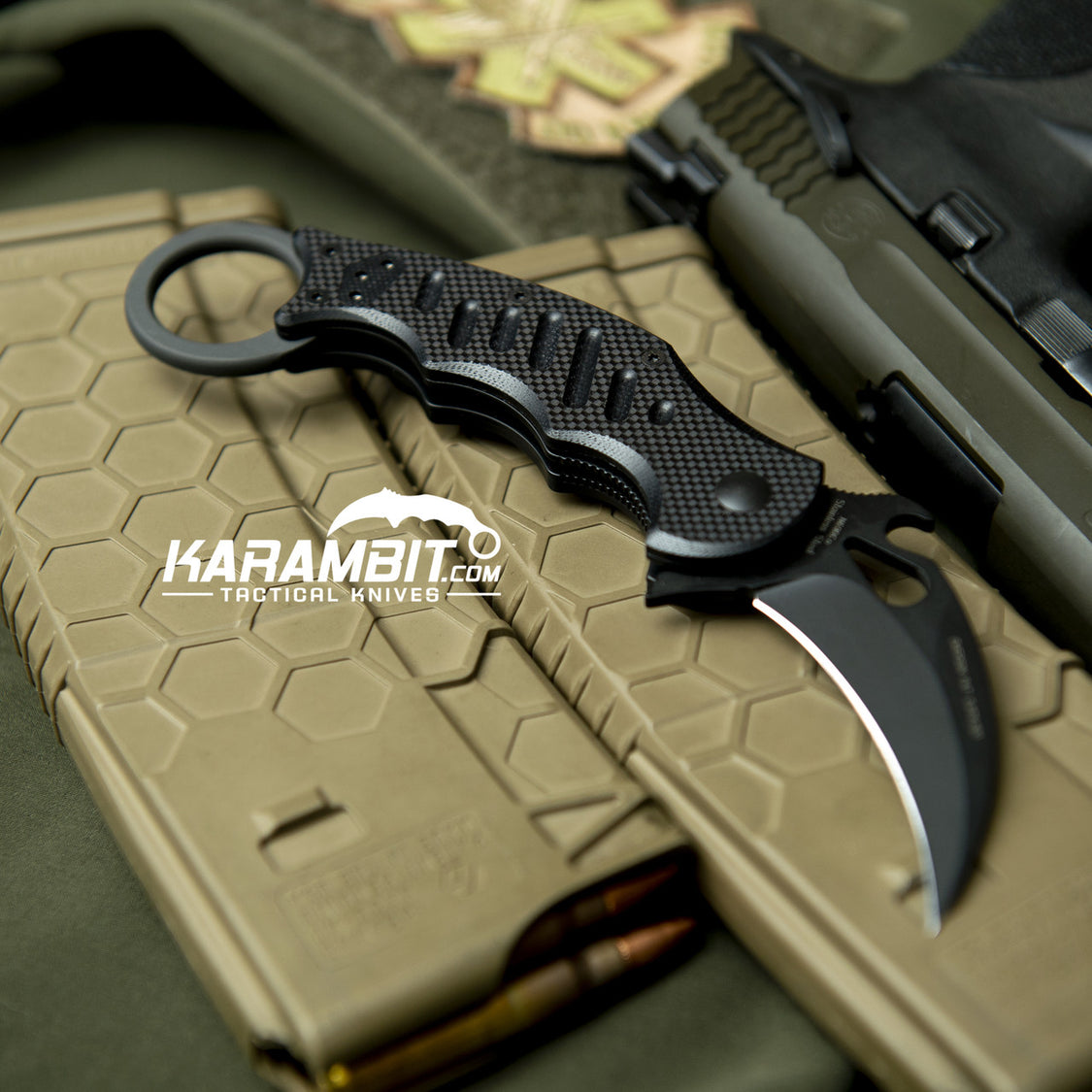 Fox Knives Fox 599 Black G10 Folding Karambit w/ Emerson Wave