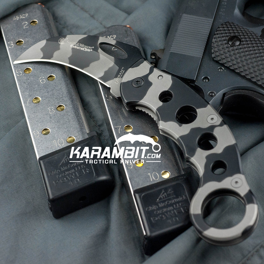 Smith Wesson Extreme Ops Urban Titanium Camo Karambit