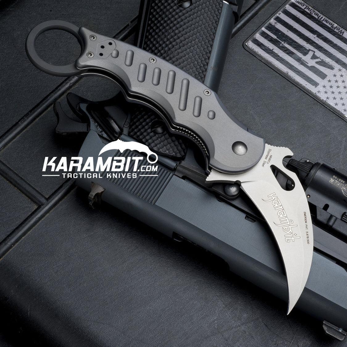 Fox Knives 478 Aluminum Folding Karambit - Emerson Wave